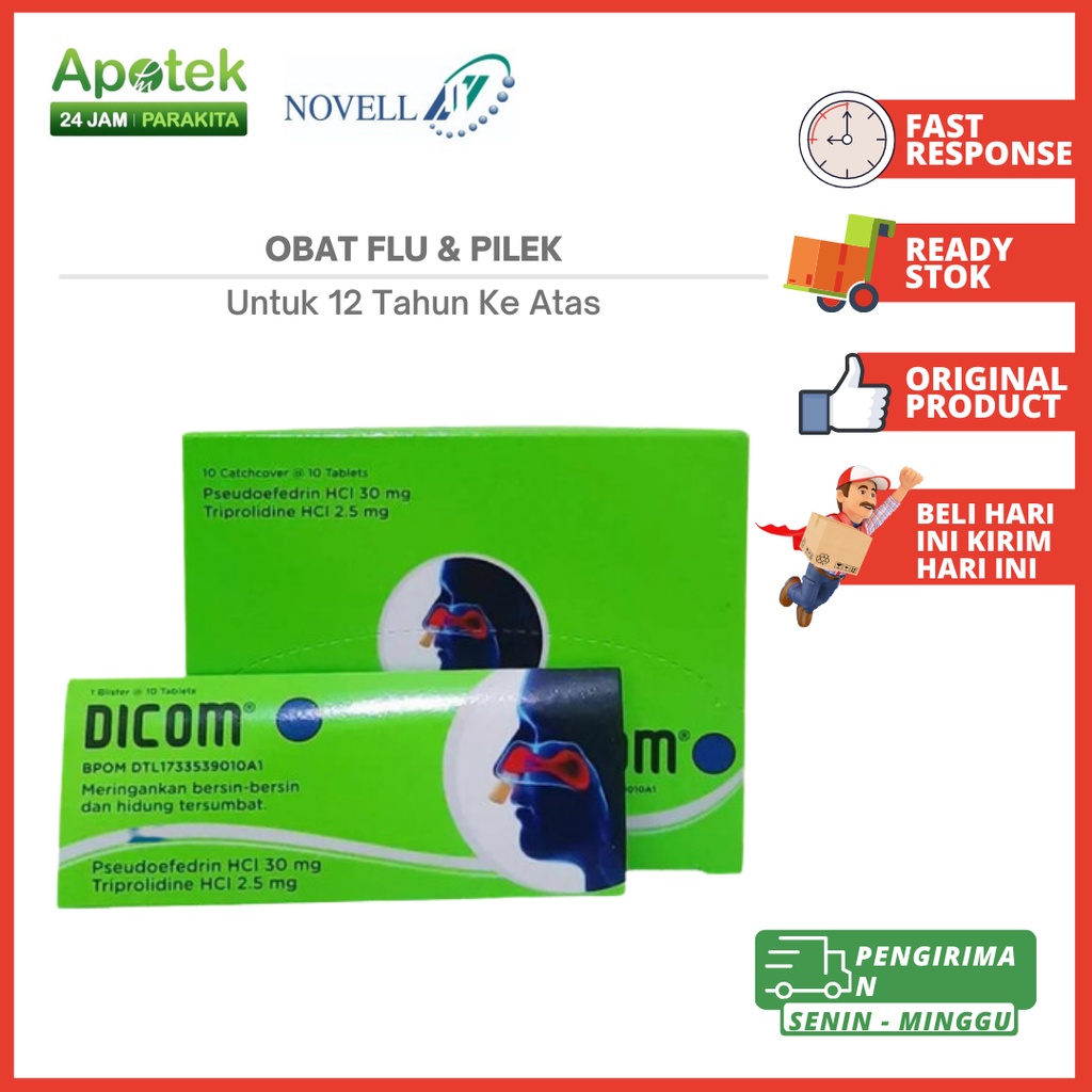 Jual Dicom digunakan untuk mengatasi hidung tersumbat karena alergi ...