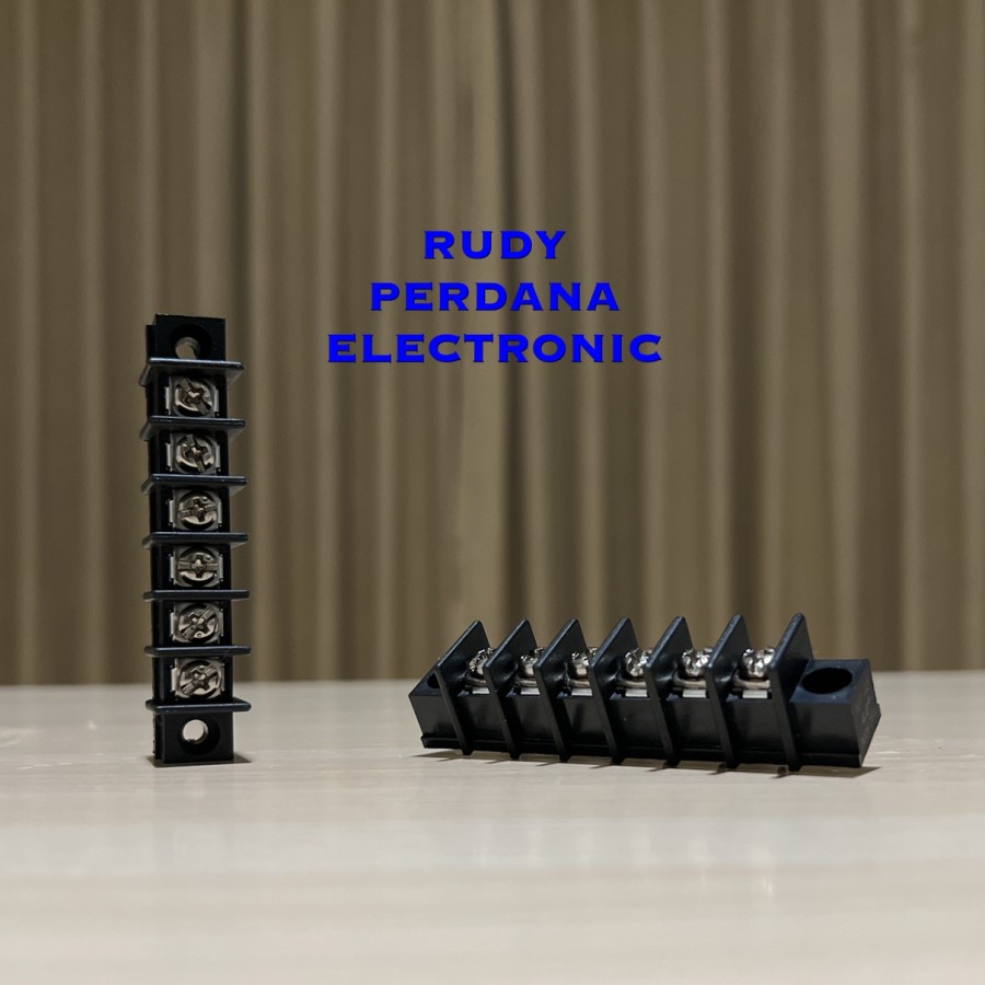 Jual TERMINAL BLOCK HITAM KF45 9.5MM 6P 6 PIN KAKI | Shopee Indonesia