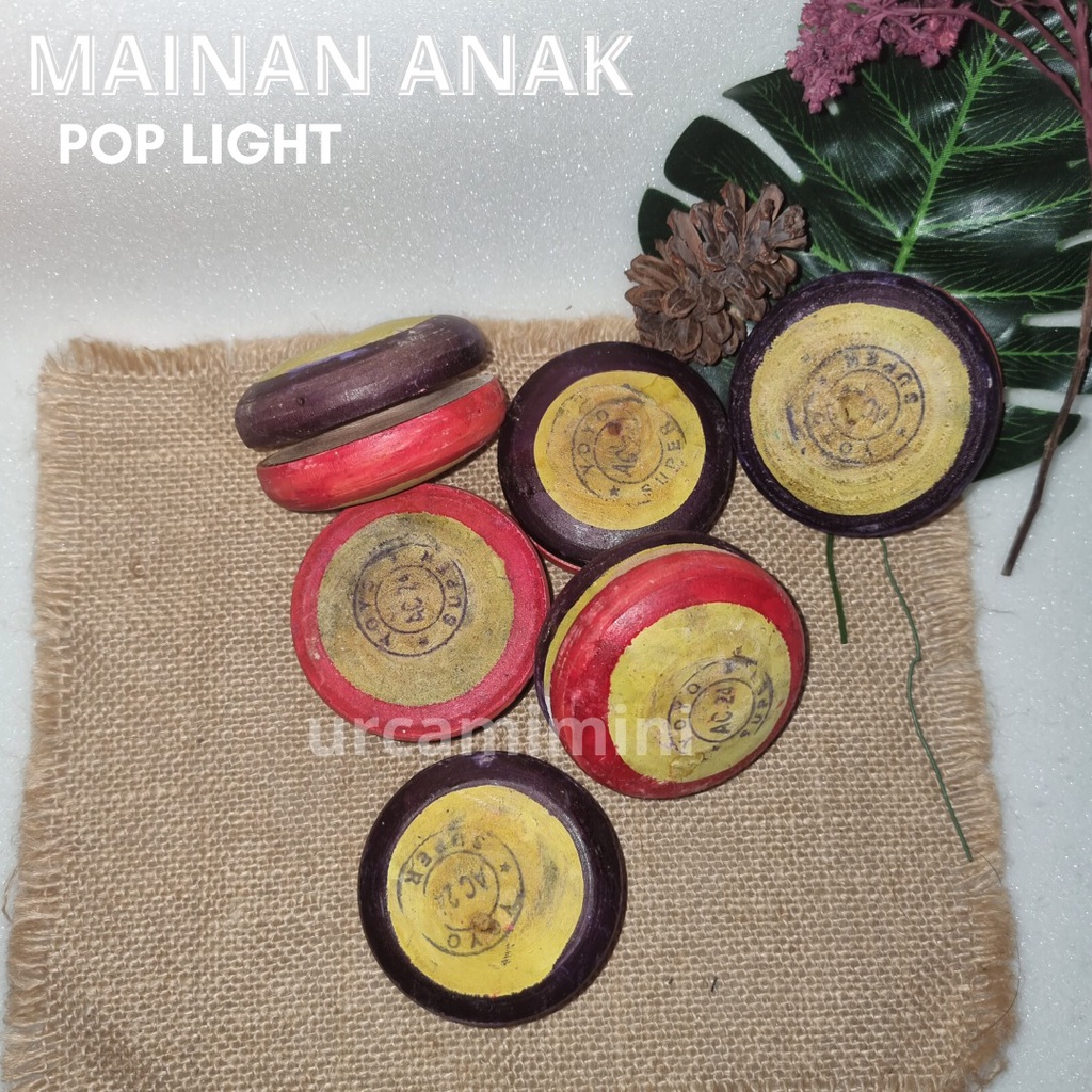 Jual Mainan Anak Yoyo Bahan Kayu Mainan Jaman Dulu Mainan Tradisional ...