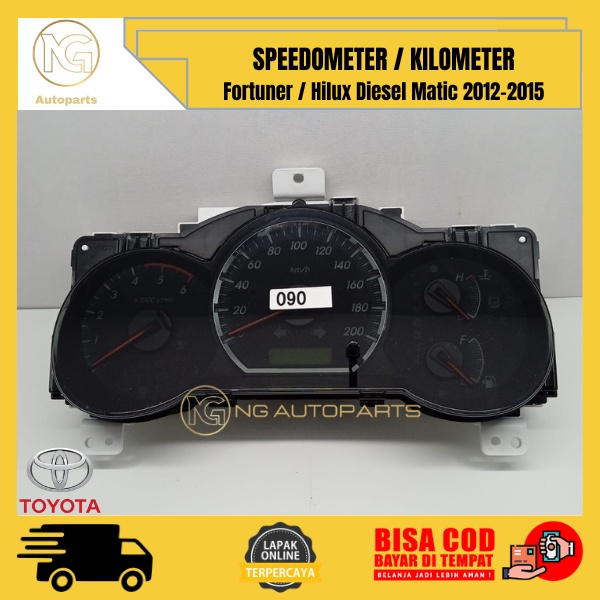 Jual Speedometer Toyota Fortuner Hilux Diesel Matic 2012-2015 Original ...
