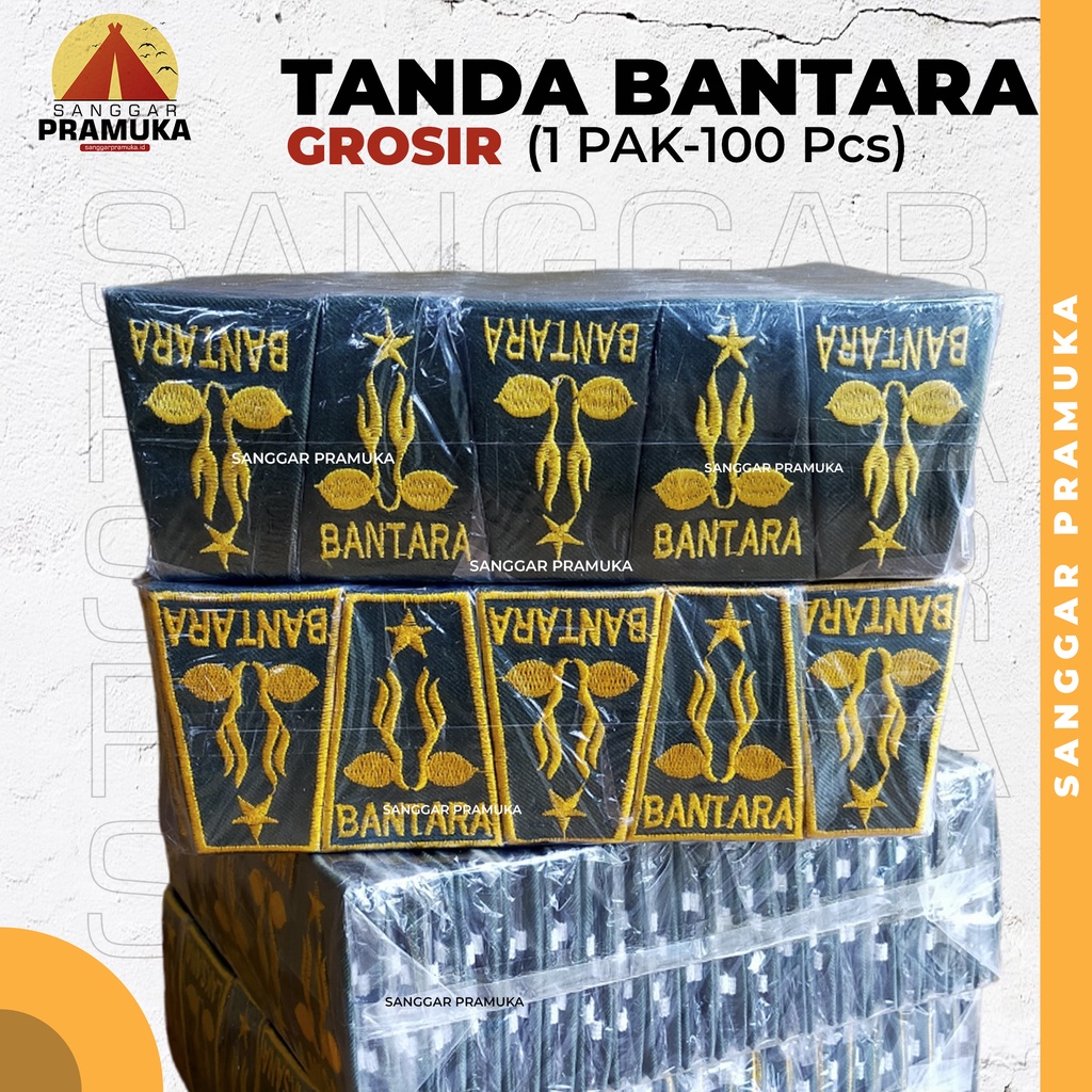 Jual Bantara Bordir Grosir 1 Pak Isi 100 / Dek Bantara Bordir / Tanda ...
