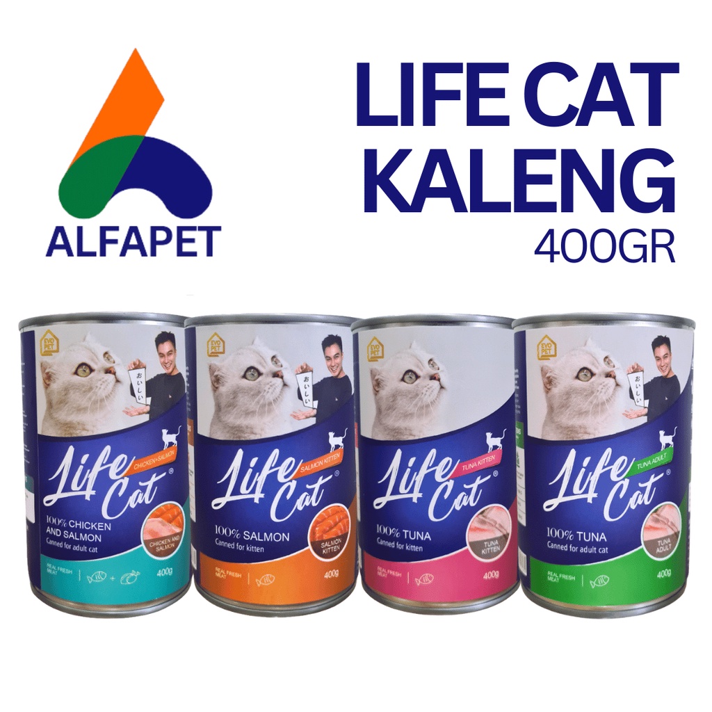Jual Life 400gr KALENG makanan kucing life cat kaleng | Shopee Indonesia