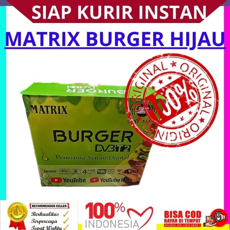 Jual Set Top Box Matrix Burger Hijau | Shopee Indonesia