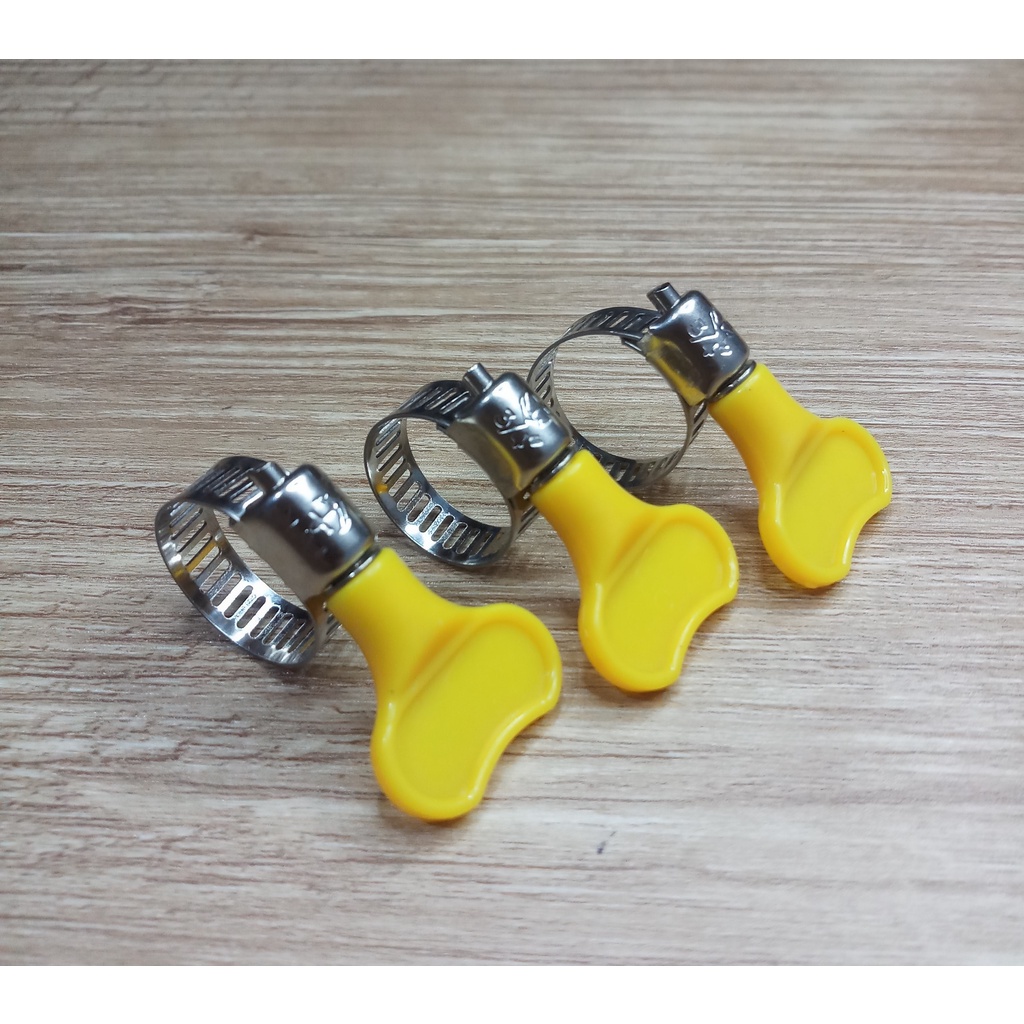 Jual Ring Klem Selang 1 Inci Putar Kuping Cincin Klem Hose Clamp with ...