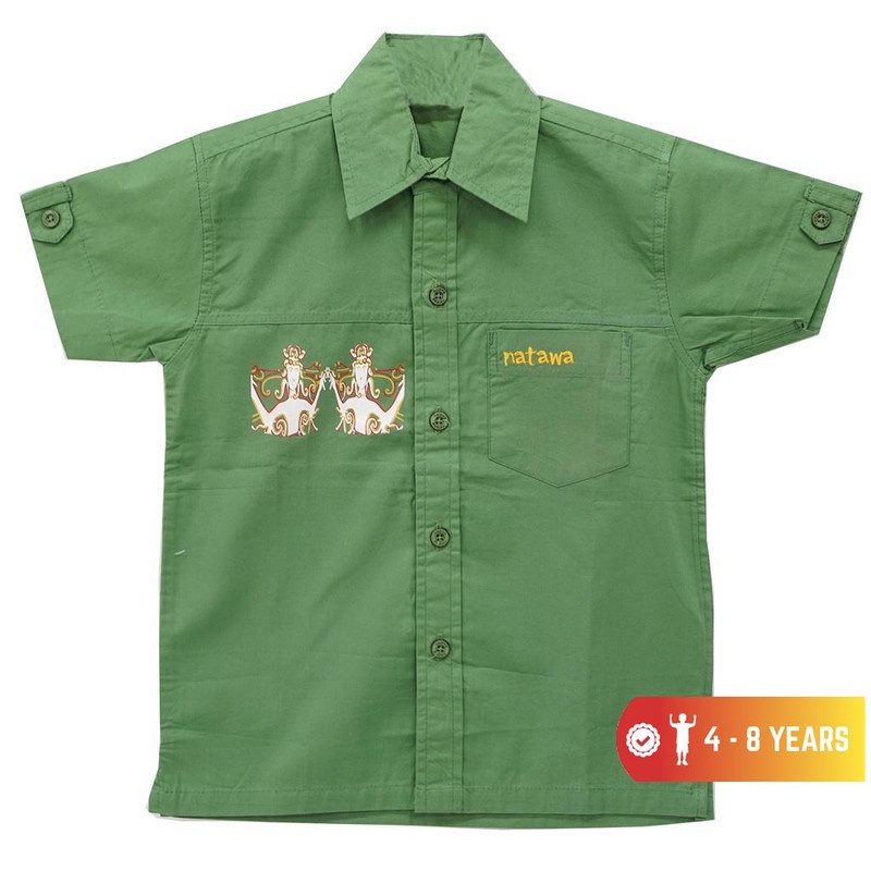 Jual Natawa Kemeja Hijau Print | Shopee Indonesia
