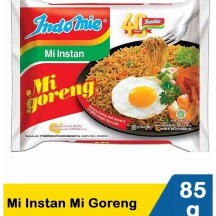 Jual Indomie Goreng 85 gram Indomie Mi Goreng 85g | Shopee Indonesia