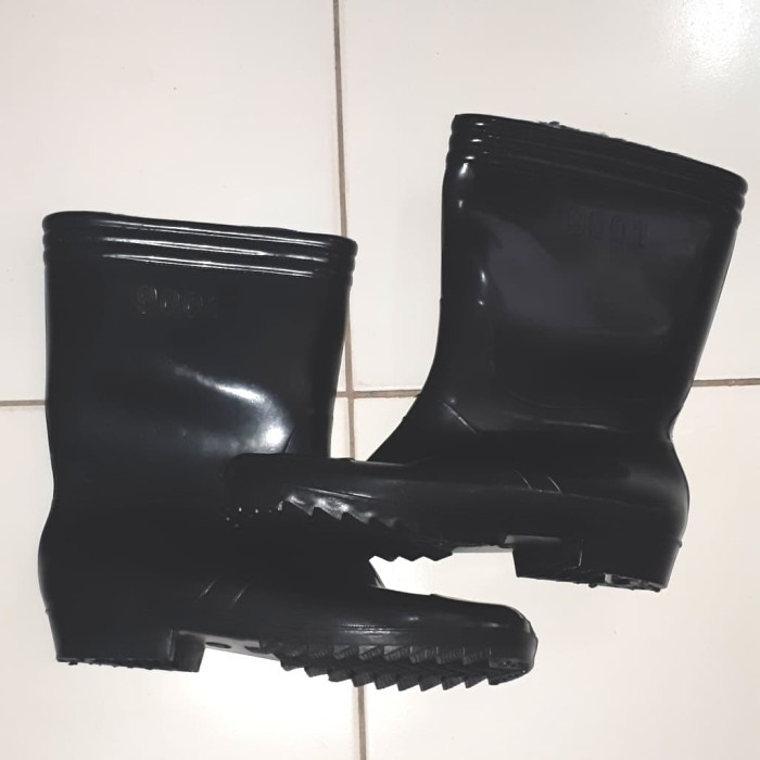 Jual Sepatu Boot Karet Hitam Proyek -120B | Shopee Indonesia