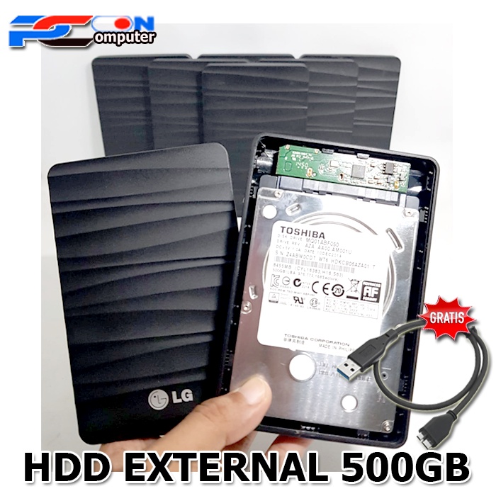 Jual HARDISK HDD 2.5 INC EXTERNAL SLIM 500GB/1TB/2TB PLUS KABEL ...