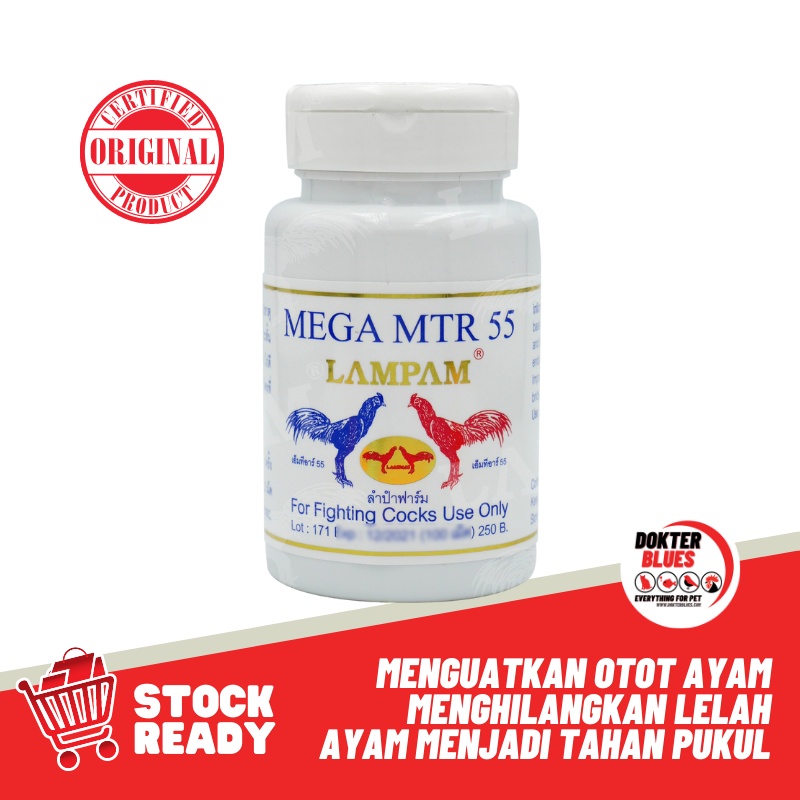 Jual Suplemen Ayam Laga LAMPAM MEGA MTR 55 Ayam Meningkatkan Tenaga ...