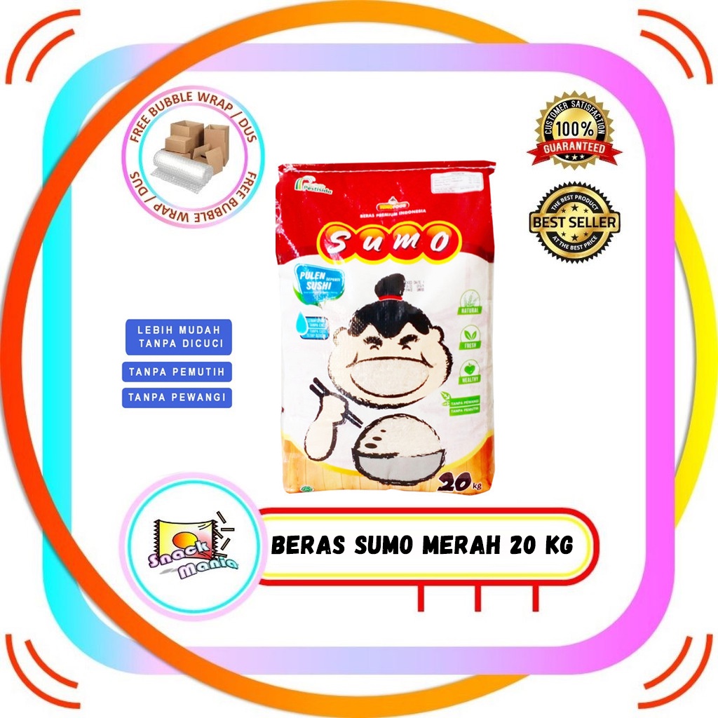 Jual Beras Premium Sumo Merah 20 kg White Rice | Shopee Indonesia