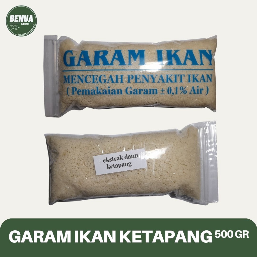 Jual Garam Ikan Ketapang / Garam Obat Aquarium Ikan Non-Yodium / Garam ...