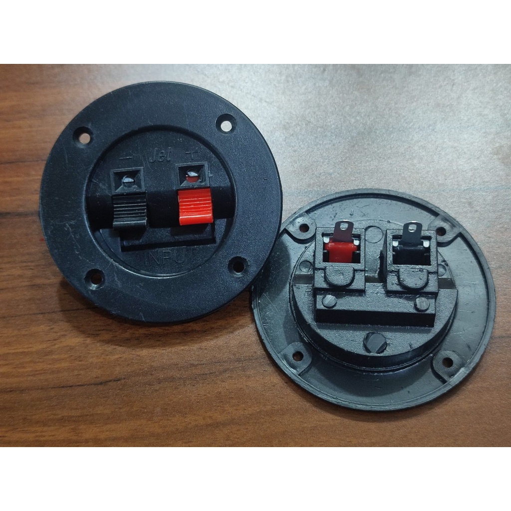 Jual Terminal speaker bulat 2 pin / Terminal box speaker jepit 2pin ...