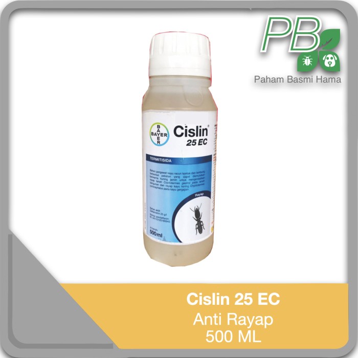 Jual Cislin 25 EC - Anti Rayap - Racun Rayap - Pembasmi Teter - 500 ML ...