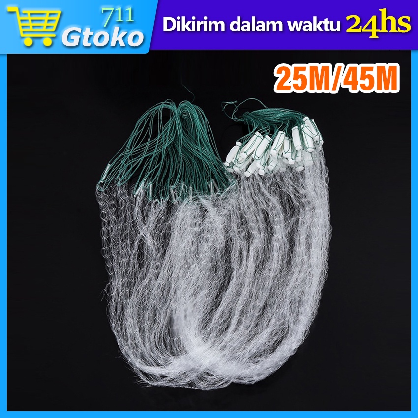 Jual Jaring Lempar Jala Ikan Fishing Net Siap Pakai 3 Lapis 4 Feet ...