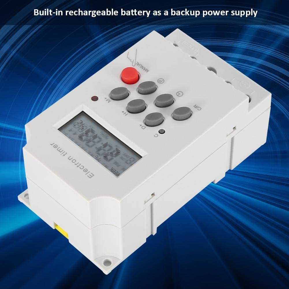 Jual KAMPA MCB Power Timer Programmable Time Switch Relay 25A 220V ...
