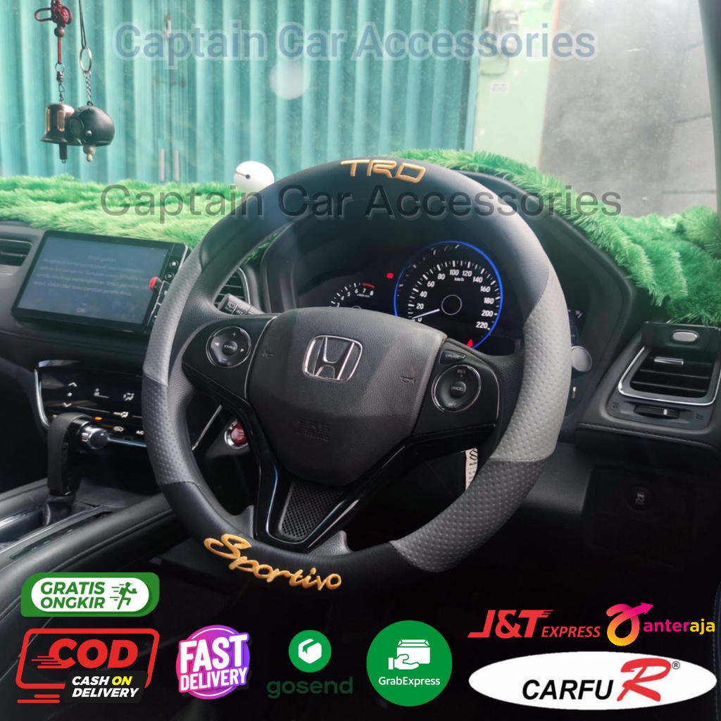 Jual Cover Stir Mobil TRD Sportivo Sarung Stir Mobil Avanza Rush Innova ...