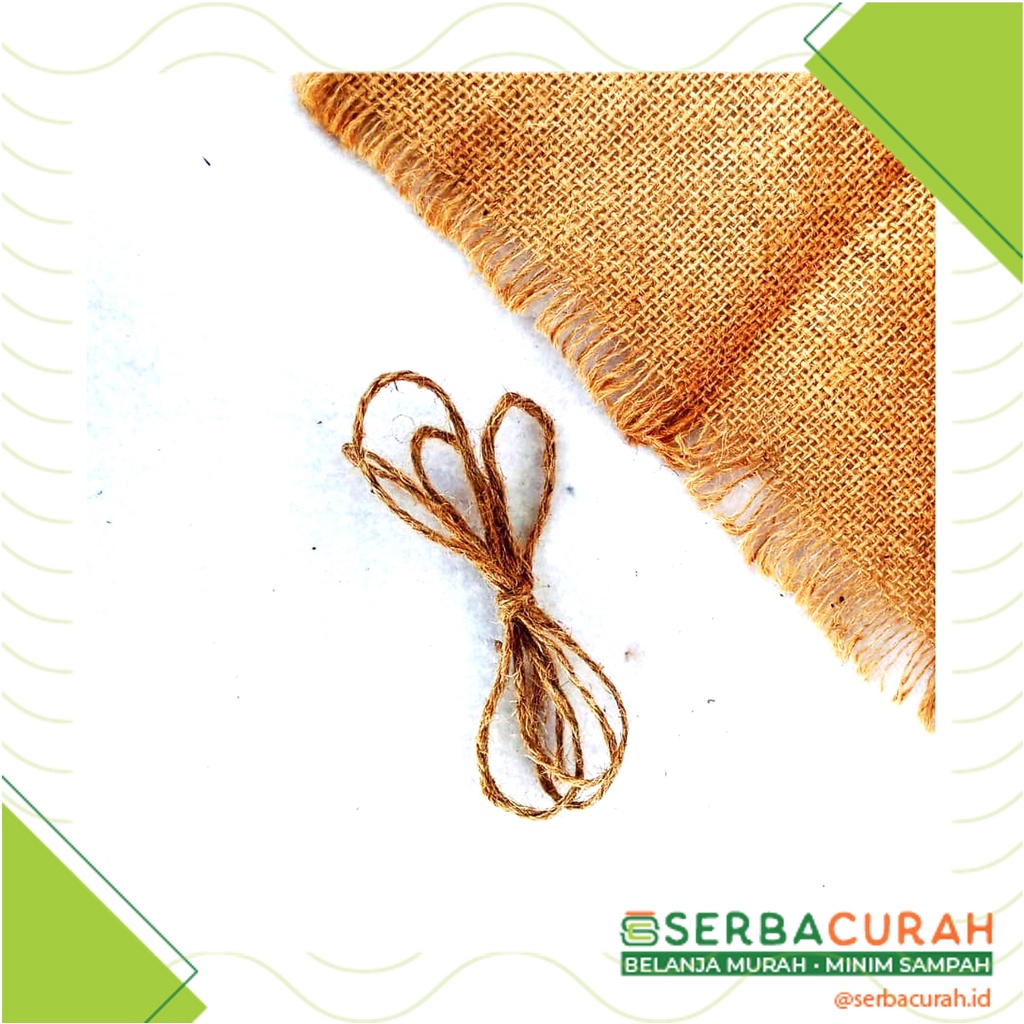 Jual Tali Rami Ecer 2 Ply | Hemp Rope | per Meter | Shopee Indonesia