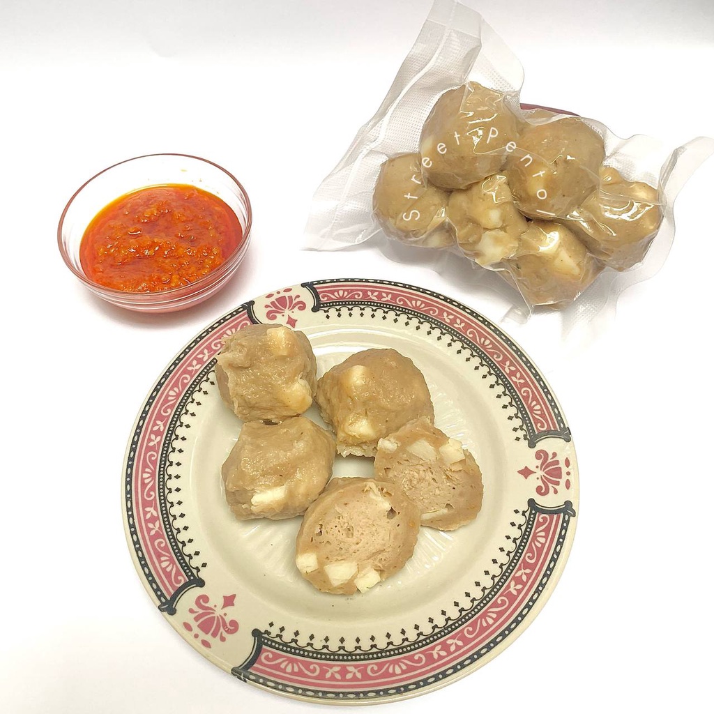 Jual PENTOL PEDAS FROZEN ISI KEJU (1 PACK ISI 6PCS)/ PENTOL BAKSO ...