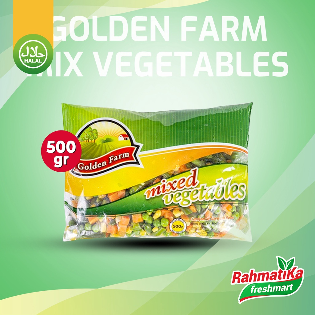 Jual Golden Farm Mixed Vegetables - Campuran Sayuran Beku 500 gr ...