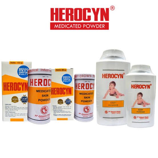 Jual HEROCYN Medicated Skin Powder | Baby Powder Bedak Herocyn Herocin ...