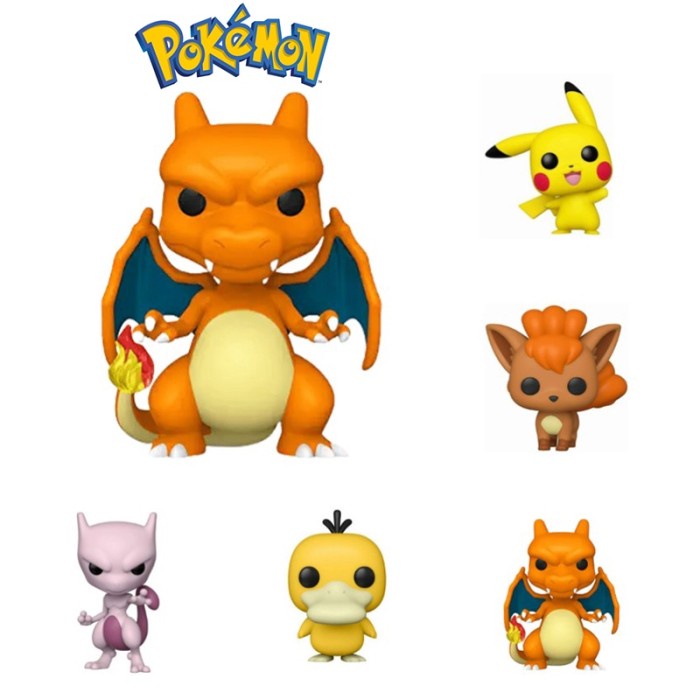 Jual Hot Sale!!! 10Cm 3.9In Funko Poppikachu Charizard Mewtwo Figures ...