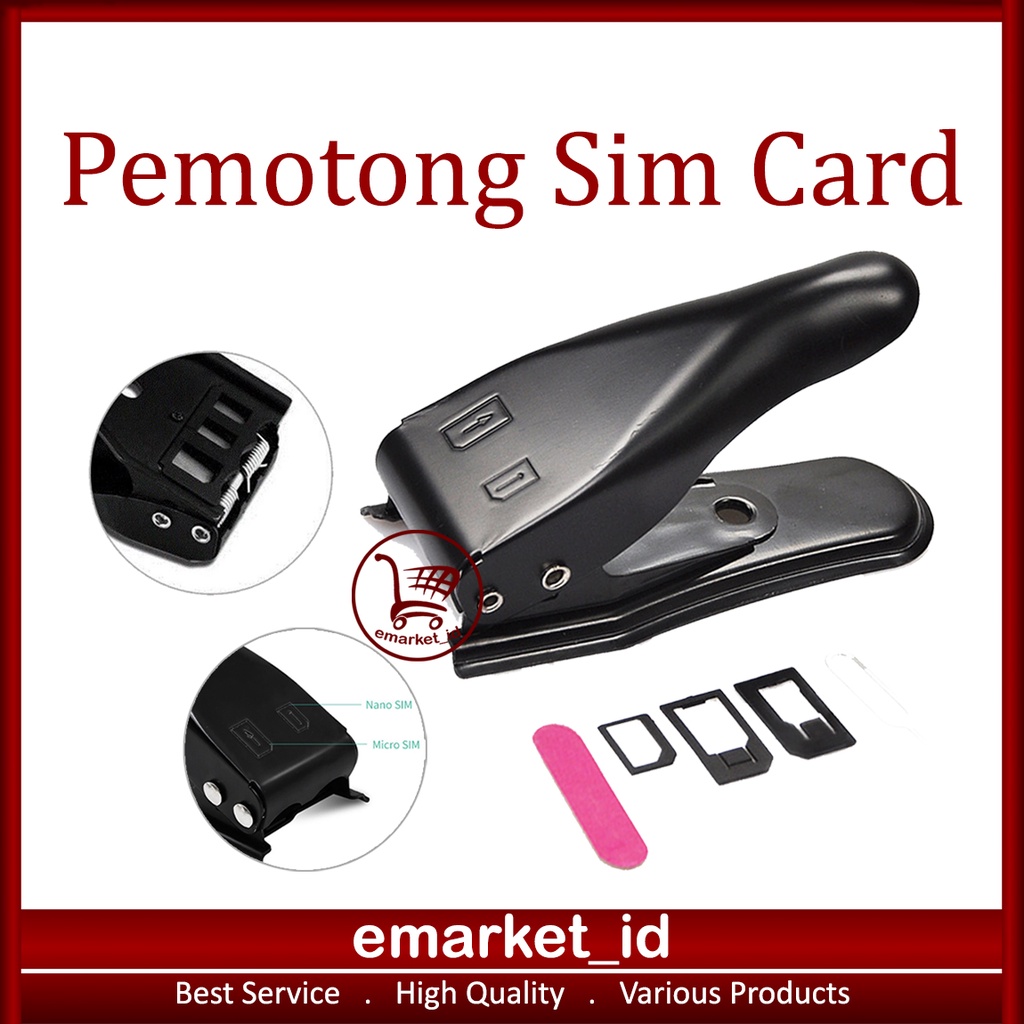 Jual Pemotong Sim Card / Potong Cutting Cutter Cut Ukuran Nano Micro ...