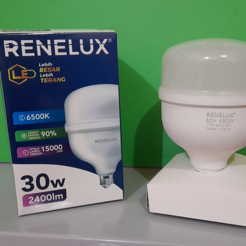 Jual Lampu Bohlam LED Kapsul RENELUX 30W 40W 50W 30 watt, 40 watt, 50 watt (PUTIH) GARANSI 1 ...