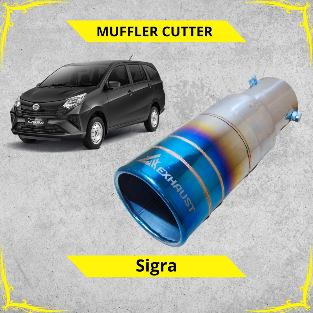 Jual Muffler variasi ujung knalpot mobil sigra model Lurus original LK ...