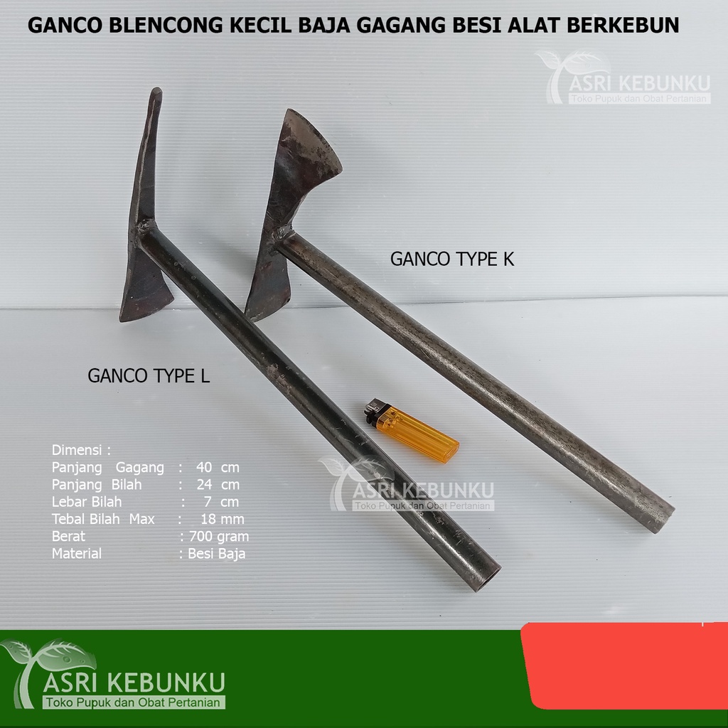 Jual Blencong Belencong Ganco Cangkul Kecil Baja Gagang Besi Alat ...