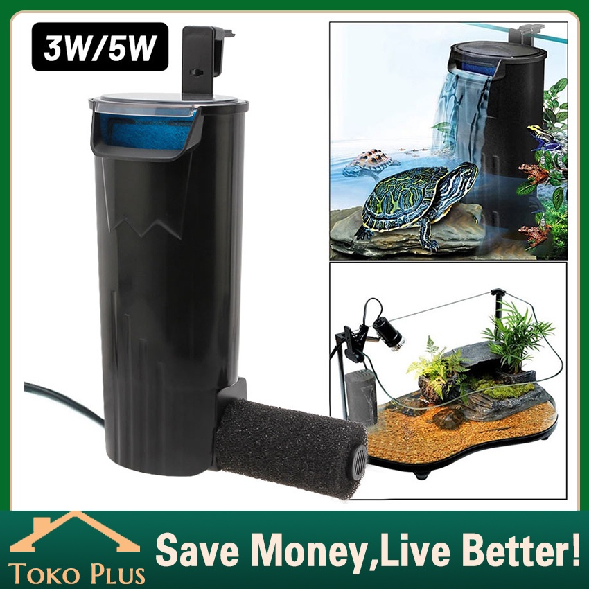 Jual Filter Air Dangkal Hanging Kandang Terrarium Kura Kodok - Filter Kura Kura Turtle - Low ...