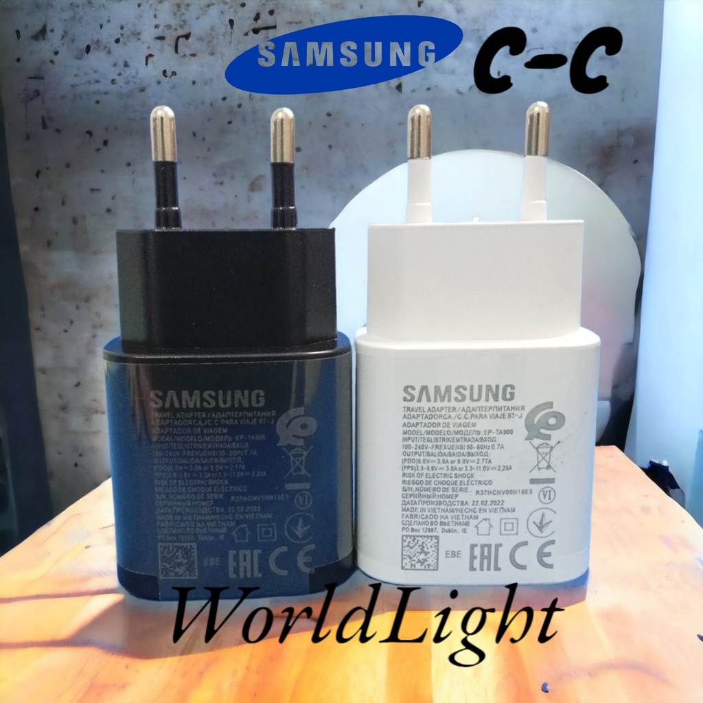 Jual Charger Adaptor Samsung Galaxy 25WATT C-C A33 A53 A73 5G 25W A23 ...