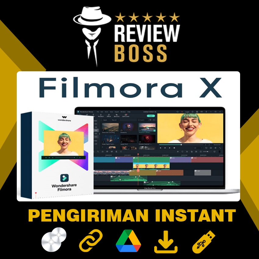 Jual APLIKASI WONDERSHARE FILMORA X 10 BONUS EFFECT PACK LIFETIME FULL ...