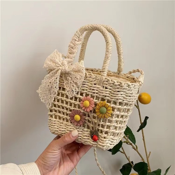 Jual BJ60828 - BEIGE/KHAKI - TAS PANTAI SLEMPANG HANDBAG RAJUT WANITA ...