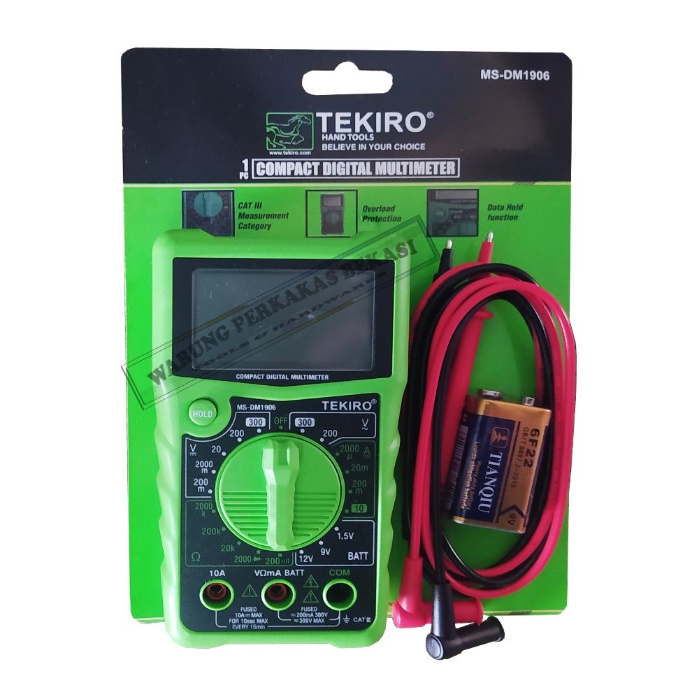 Jual Tekiro Multitester Digital MS-DM1906 Compact Digital Multimeter ...