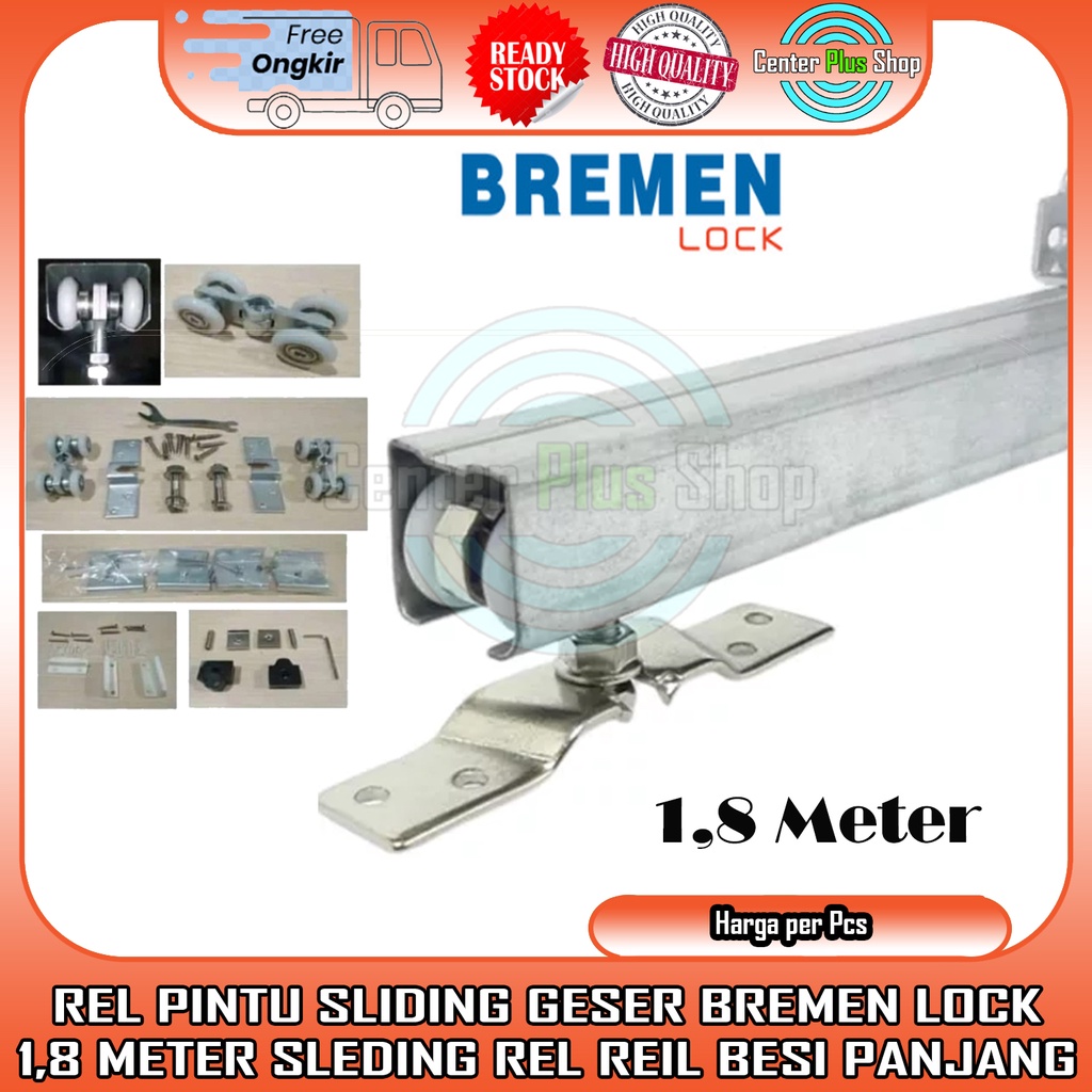 Jual REL PINTU GESER SLIDING BREMEN GALVANIS GALPANIS 1,8 METER REIL ...