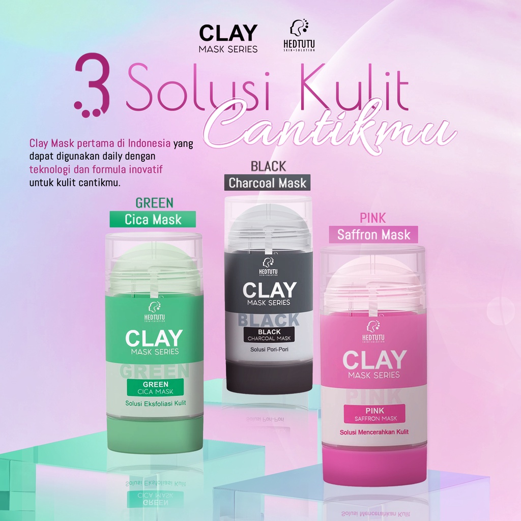 Jual [FLASH SALE] BACA DESKRIPSI CLAY MASK STICK SERIES / MASKER LUMPUR ...
