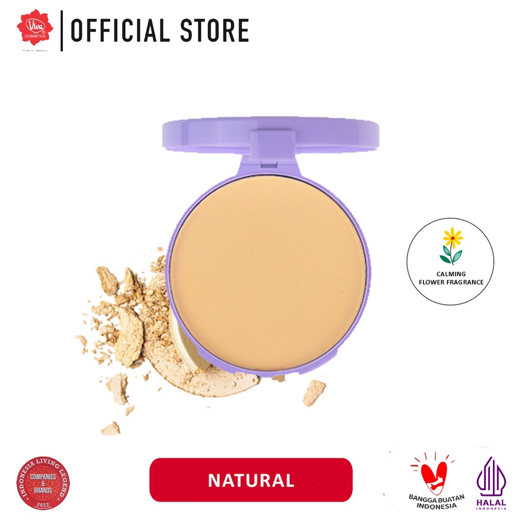 Jual Viva Compact Powder Lilac (tersedia 3 varian warna) | Shopee Indonesia