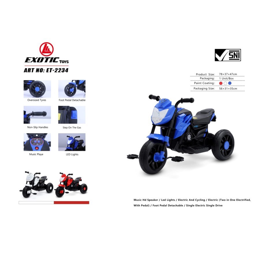 Jual EXOTIC MOTOR AKI ANAK EMT-2234// MOTORAN ANAK AKIDAN GOES 2IN1 EMT ...