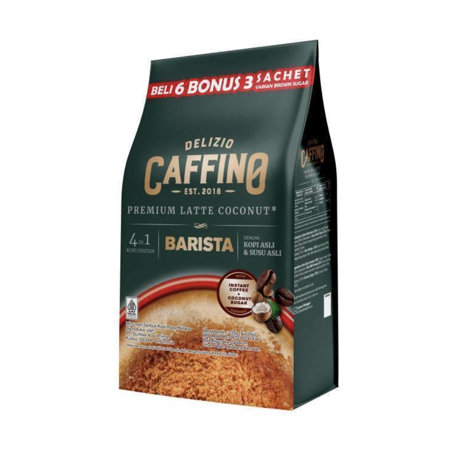 Jual Caffino Barista Coconut Sugar Gusset - Bubuk Kopi Instan 9 Sachet ...