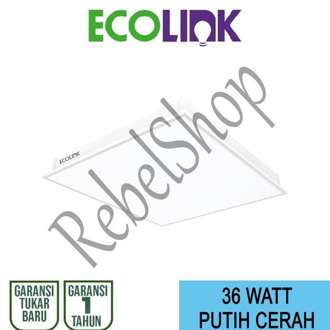 Jual LAMPU PANEL LED ECOLINK PL007 36 WATT UKURAN 60X60 - 36WATT 36 W ...