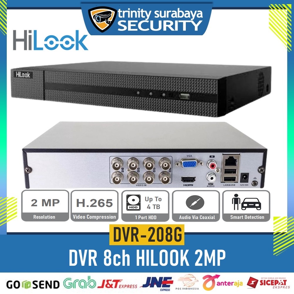 Jual DVR 8ch HILOOK DVR-208G-M1/T By Hikvision | Shopee Indonesia