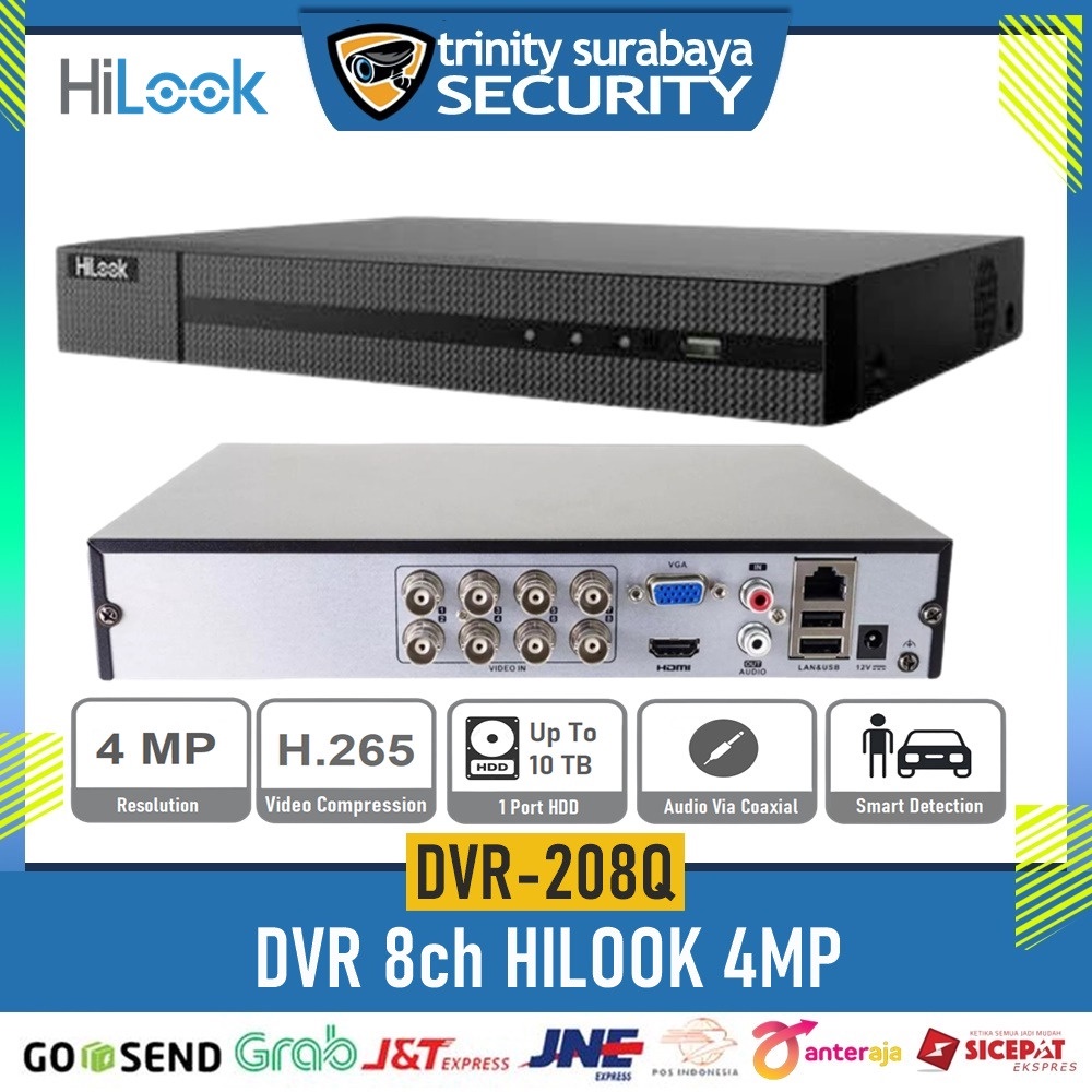 Jual DVR HILOOK 8CH 5MP DVR-208Q-M1 Trinity | Shopee Indonesia