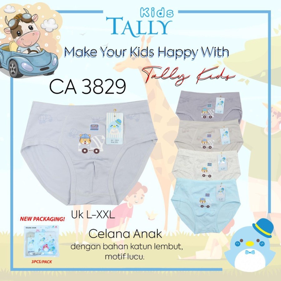 Jual Tally Kids Boy 3829 | Cd Celana Dalam Anak Cowok Laki - Laki ...