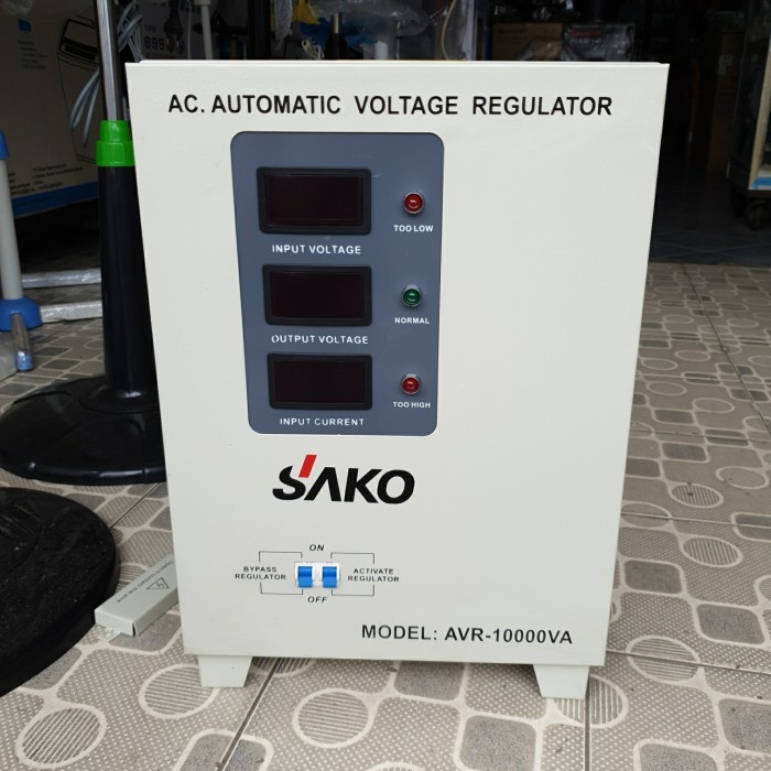 Jual stabilizer sako avr 10000 / AVR-10000 / AVR 10KVA | Shopee Indonesia