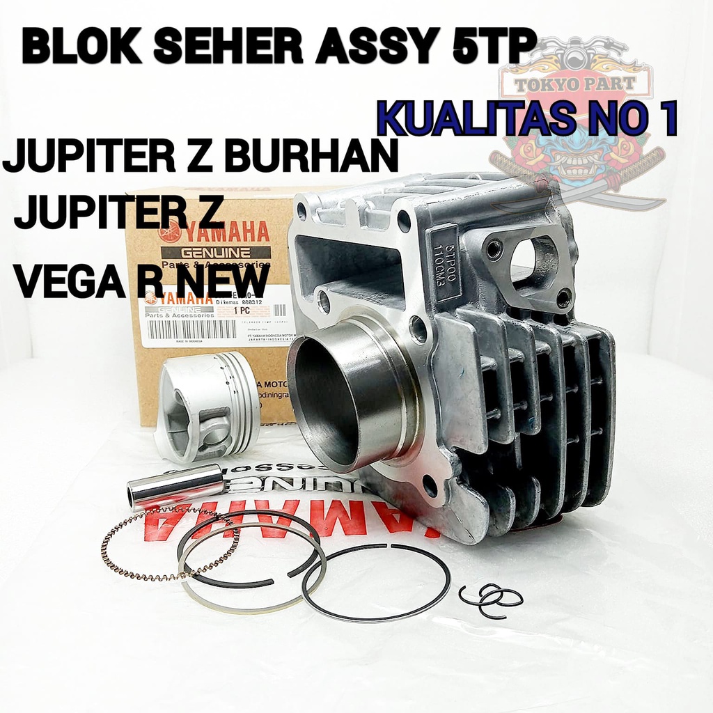 Jual BLOK SEHER ASSY YAMAHA 5TP KUALITAS ASLI ORIGINAL YAMAHA YGP SUDAH TERMASUK PISTON, RING ...