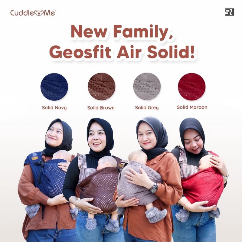 Jual Geosfit Air CuddleMe Geos Mesh Gendongan Ergonomis Praktis Support ...