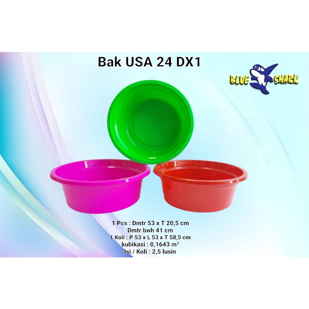 Jual Ember / Baskom / Bak USA 24 D X 1 (Diameter 53 X 20,5 ) | Shopee ...