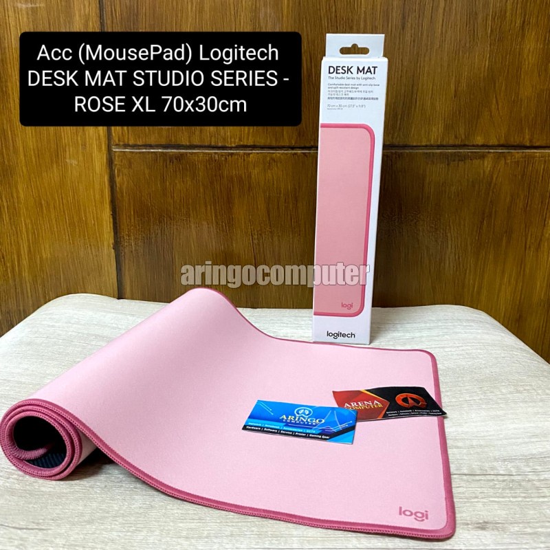 Jual Acc (MousePad) Logitech DESK MAT STUDIO SERIES - ROSE XL 70x30cm ...