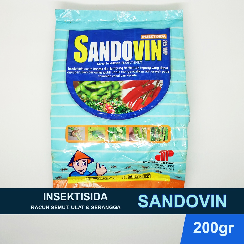 Jual racun semut atau serangga SANDOVIN 85WP 200 gram untuk tanaman ...