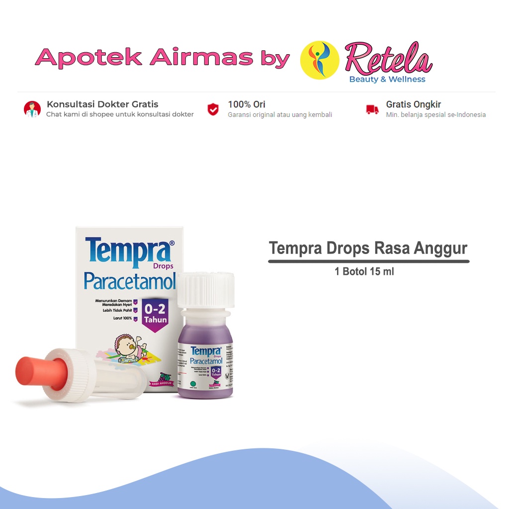 Jual TEMPRA DROPS 15ML | Shopee Indonesia